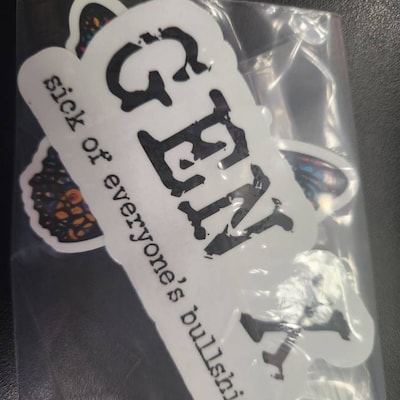 Funny Youre Never Alone Sticker Laptop Sticker Vinyl Die Cut Sticker ...