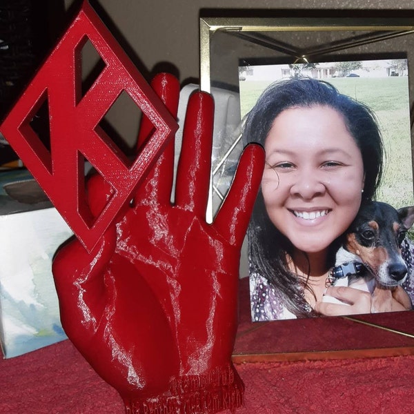 Personalized Kappa Alpha Psi Hand - Etsy