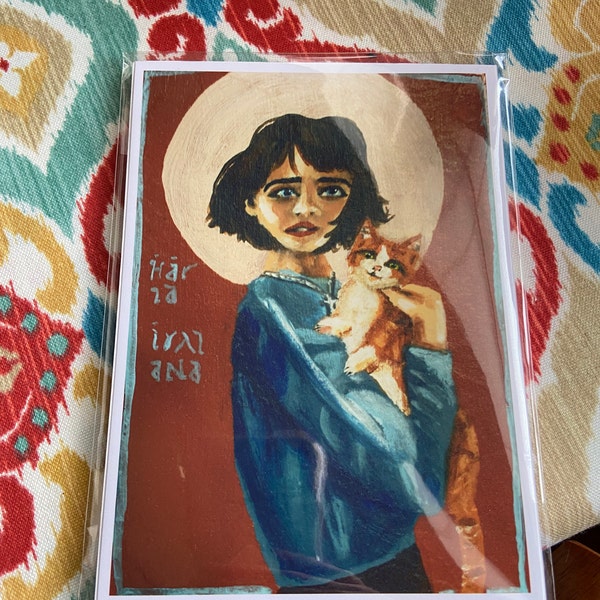 St. Luke Modern Icon 5"x7" Print - Etsy