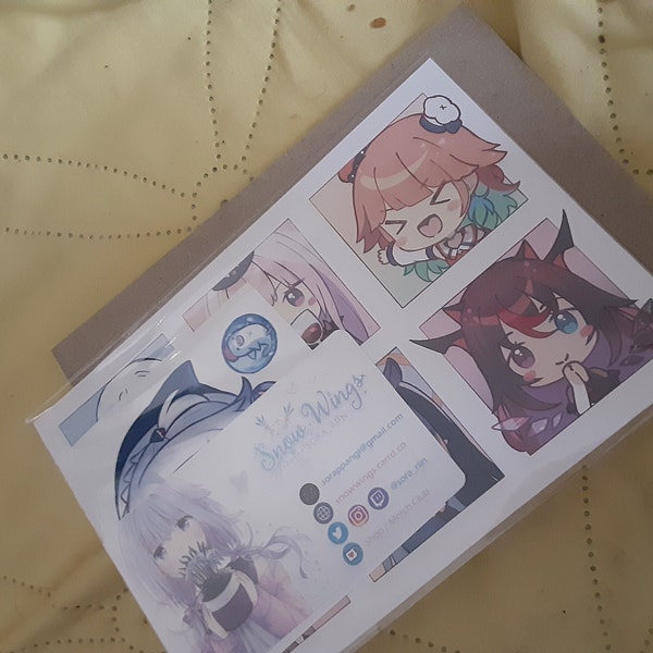 4x6" Hololive EN Sticker Sheet - Etsy