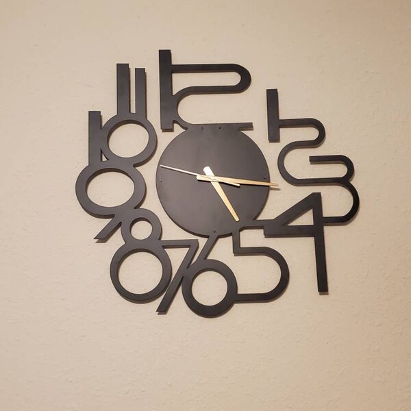 Michael Jordan Jumpman Metal Wall Clock,nba Legend Sign Clock,modern ...