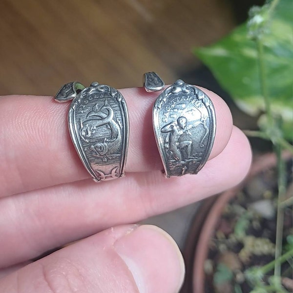 Solid 925 Sterling Silver Lotus Flower Floral Adjustable Spoon Ring - Etsy