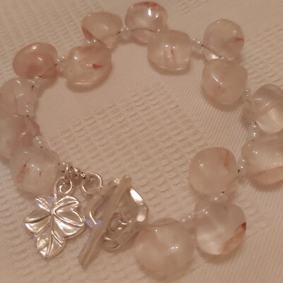 1445 Amber 4 Mm Pink Amber Natural Stone Pink-orange Beads Round Stone ...