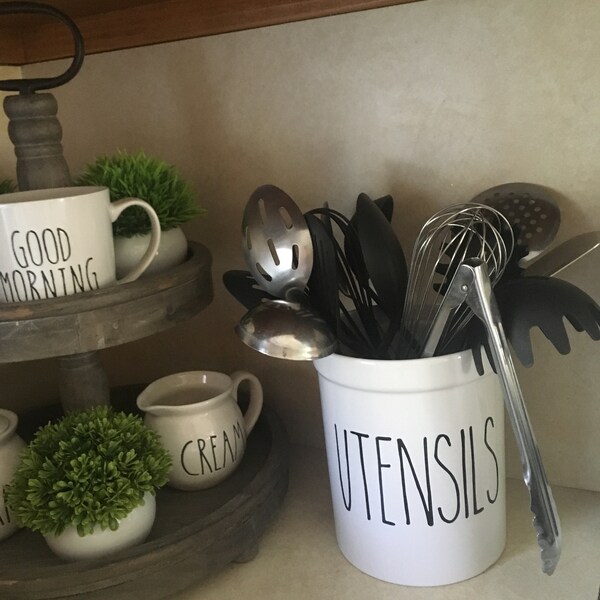 Rae Dunn Inspired Alphabet and 4 Bonus Words SVG | Digital File | Rae ...