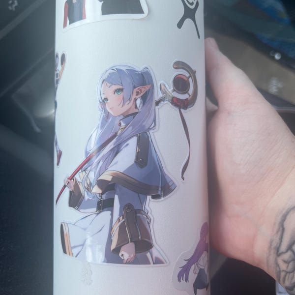 Frieren Sticker Anime Waifu Beyond Journey's End - Etsy