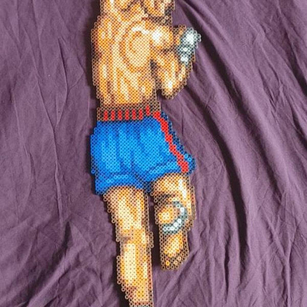 Street Fighter Perler: Ryu Pixel Art Sprite - Etsy