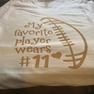 My Favorite Player Wears SVG, PNG - Etsy