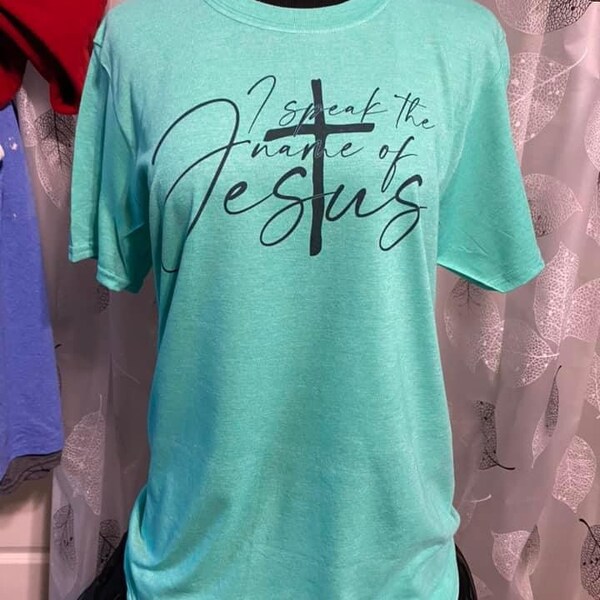 I Speak the Name of Jesus SVG PNG, Jesus Svg, Bible Svg, Faith Svg ...