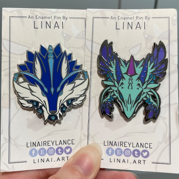 World Boss Andrius, Dvalin (stormterror) - Genshin Impact Enamel Pins ...