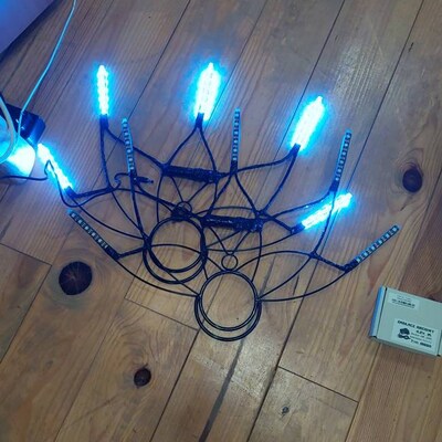 LED RGB Spinning Staff - Etsy