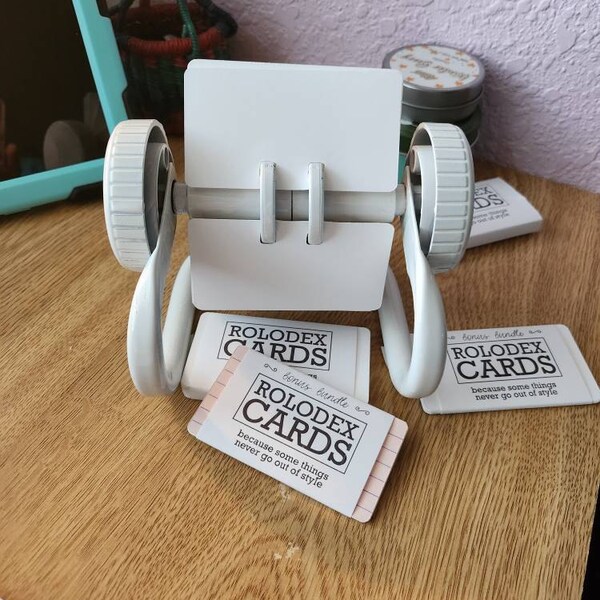 Rolodex Cards - Double Sided - 4 Color Set - Etsy