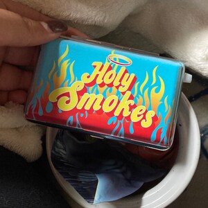 Angel Blue Holy Smokes Cigarette Case - Etsy