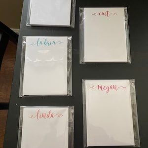 Personalized Notepad, Custom Notepad, Personalized Stationery, Writing ...