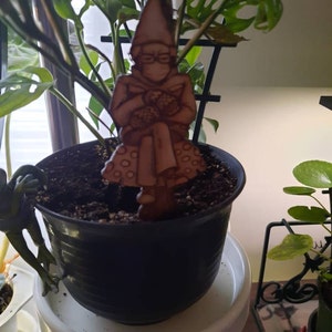 Bern in a Fern Grumpy Bernie Garden Gnome Plant/garden Stake - Etsy