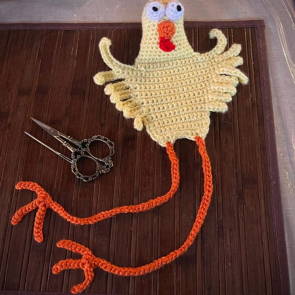 Chicken Bookmark Crochet Pattern | Amigurumi PDF Pattern - Etsy