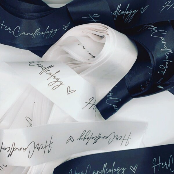 Personalised 38mm Ribbon | Personalised Satin Ribbon | Gift Wrapping ...