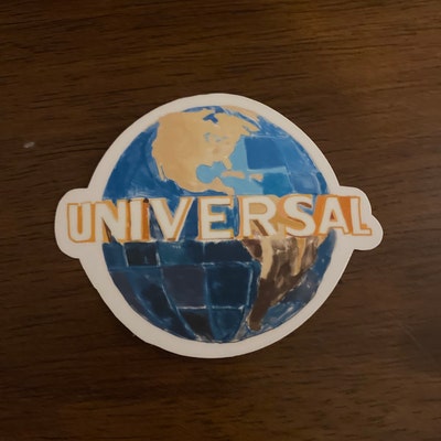 Universal Studios Sticker Universal Ball Sticker Universal - Etsy