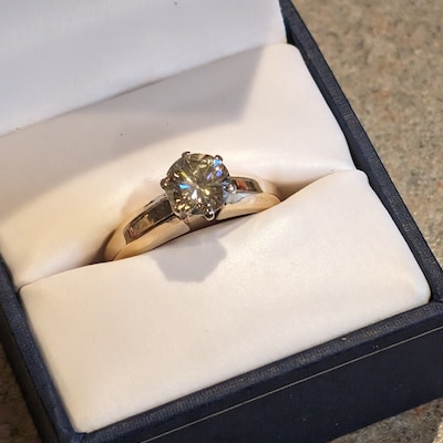 Charnier of France Antique Pearl & Diamond Paste Halo Anniversary ...