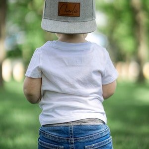 Circle Initials Personalized Kids Hat Symbol Custom Infant Toddler ...