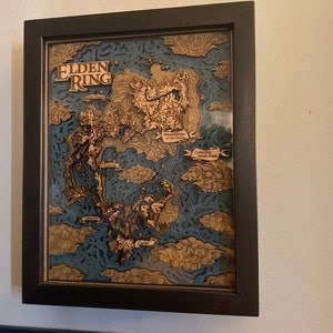 3D Imperial Realm Wood Map Free Express Shipping - Etsy