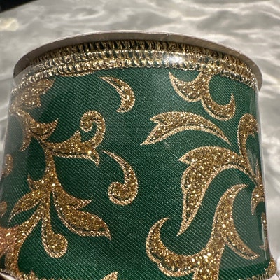 4 Inch Wired Ribbon, D. Stevens Ribbon, Designer Ribbon, Luxury Wired ...