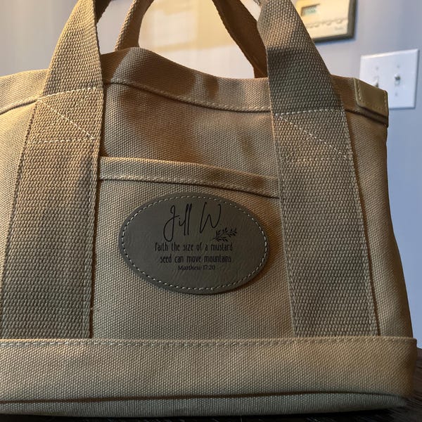 Bible Bag,canvas Satchel Tote, Multi Pocket,personalized,religious Gift Women,bible Study ...