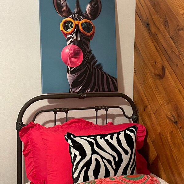 Zebra Modern, Sunglasses | Wall Art for the Animal Lover, Aesthetic ...