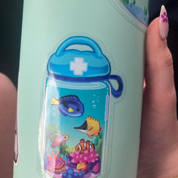 Vinyl Sticker (transparent) First Coral Reef Kit - Etsy