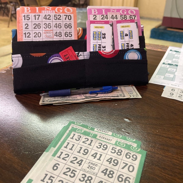 Bingo Waiters Set of 12 With Carrying Pouch-for Marking Missing Numbers ...