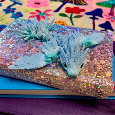 3D Printed Squid Articulated Ocean Fidget Spinner Stress Relief Toy ...