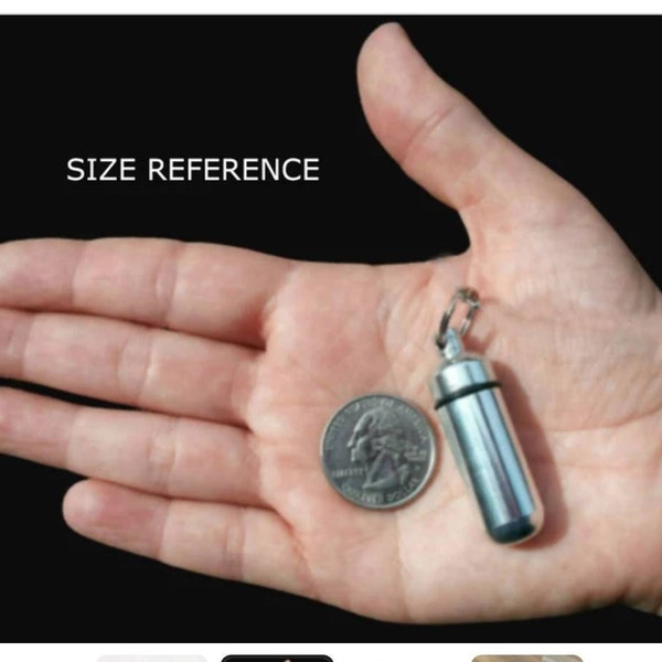 Lovely Natural Walnut Cremation Urn / Scattering Tube Fits in Pocket ...