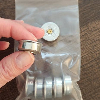 9mm Bullet Casing Thumb Tack Set of 50 Brass. Gun Bullet Brass Push ...