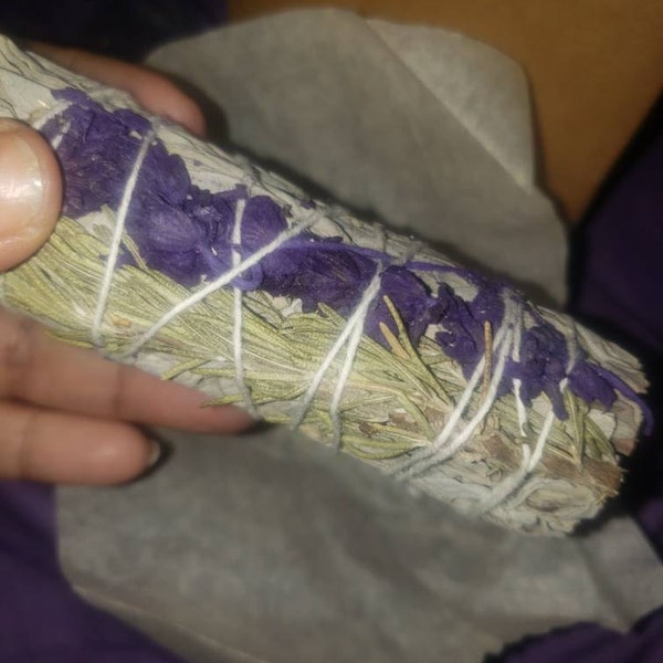 Sage and Sweetgrass Braid Smudging Wand for Attracting Good Energy - Etsy