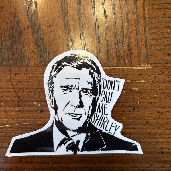 The Shining - Here's Johnny Sticker Decal Glassy Vinyl Laptop Locker ...