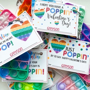 EDITABLE Pop It Valentine Card TEMPLATE - Pop It Valentine Printables ...