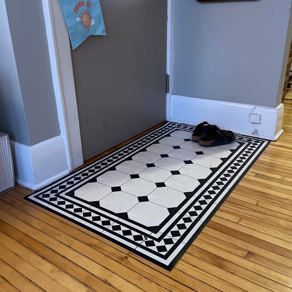 Floor Tile Decals/stickers, Vinyl Decals, Vinyl Floor, Self Adhesive ...