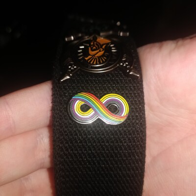 Infinitely Non-binary Pin variations Subtle Enby Pride Accessory ...