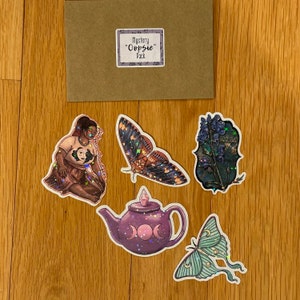 Regal Moth Holographic Sticker, Regal Moth Sticker, Laminated Sticker ...