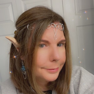 Silver Elven Circlet, Renaissance Circlet, Costume Accessory, Headpiece ...