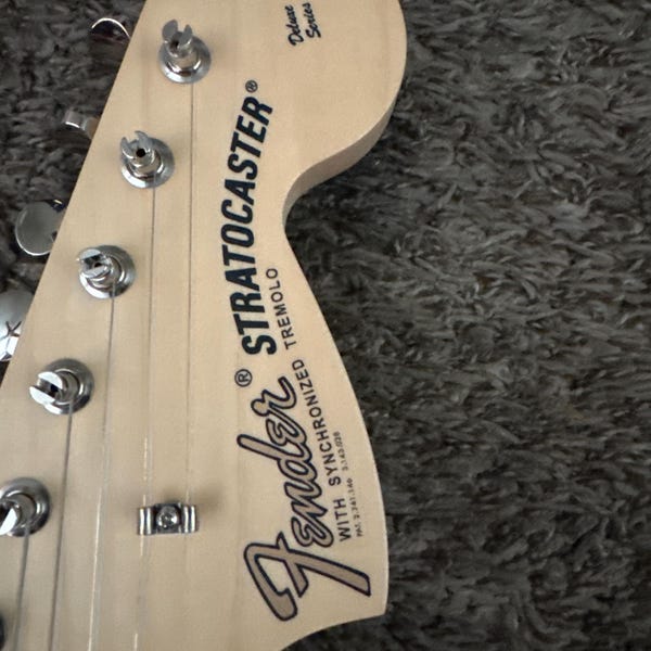 Fender Strat 70's Style Waterslide Guitar Headstock Decals (set of 3 ...