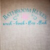 Bathroom Wall Decor Farmhouse Bathroom Decor Bathroom Wall Art Bathroom ...