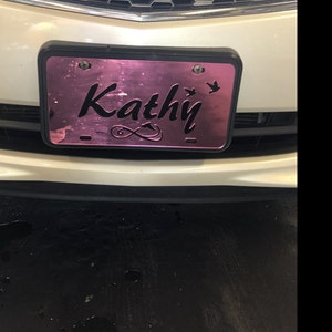 Custom Mirror License Plate Car Tag Personalized Car Tag | Etsy