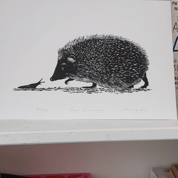 Vegetables Linocut Print-garden Vegetable Print-garden Art-grow Your ...