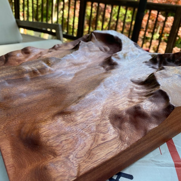 Custom 3D Wood Topographical Map. Anywhere in the World. Customizable ...