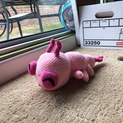 Pink Larva Crochet Pattern PDF - Etsy