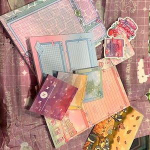 Train Window Sticky Note Cute Kawaii Dreamy Aesthetic Stationery Memo ...