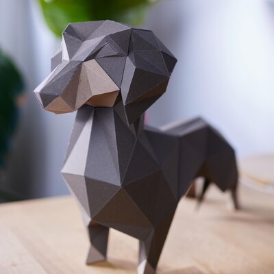 Papercraft Italian Greyhound Dog Papercraft Digital - Etsy