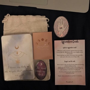 32 Handmade Enchanted Affirmation Cards, Daily Affirmation Cards ...