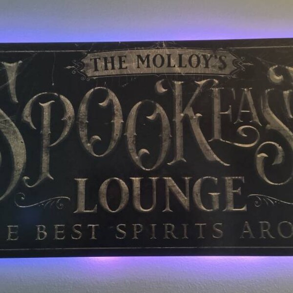 Halloween Sign Spookeasy Lounge – Personalized Home Wall Decor, Creepy ...