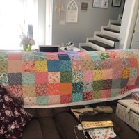 Baby Four Patch Quilt Pattern PDF or Word Download Shop Drawn Pattern ...